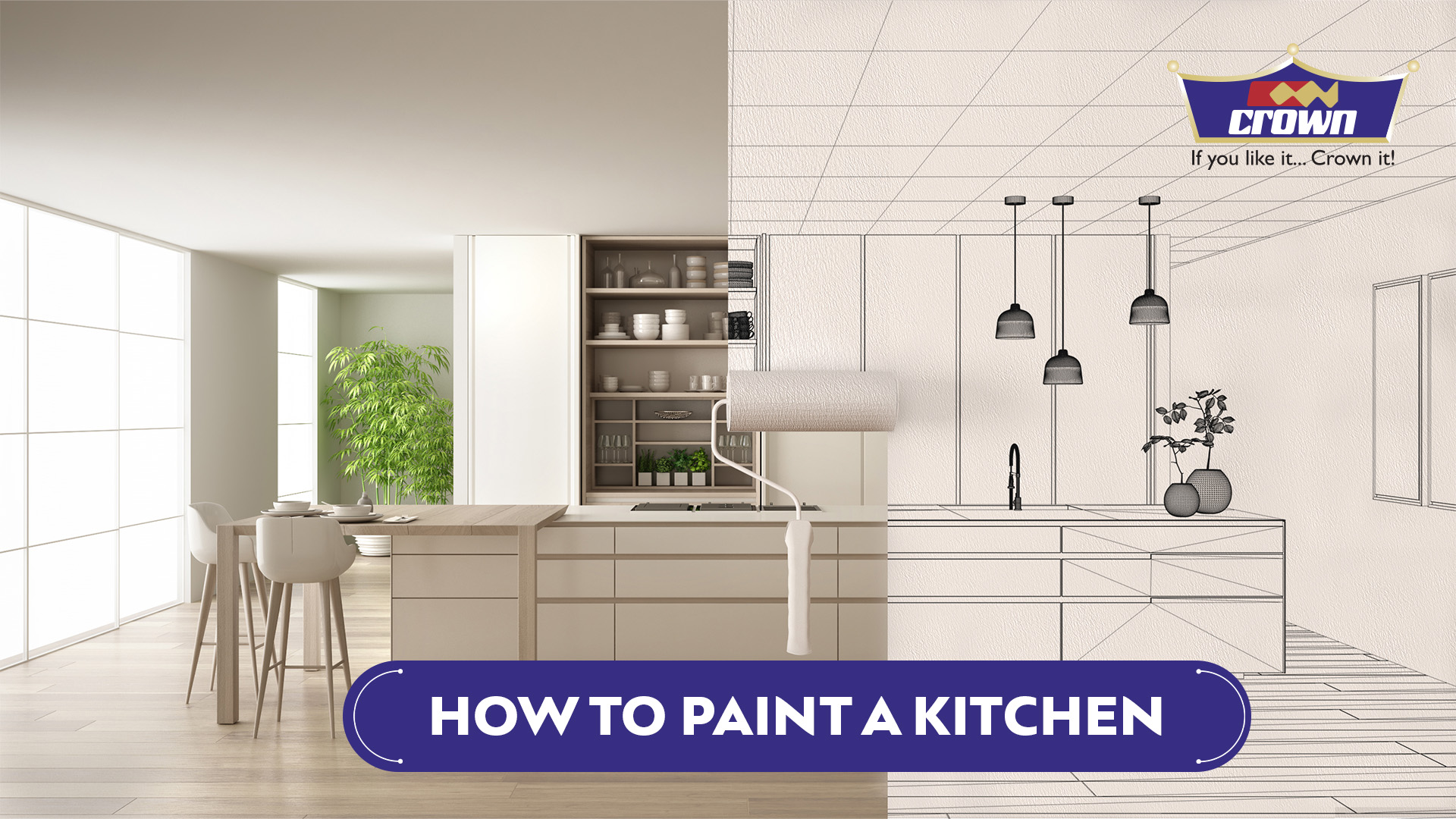 How to Paint a Kitchen | Crown Paints Blog
