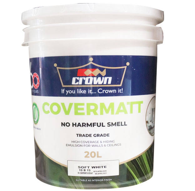Crown Covermatt Emulsion - Crown Paints Kenya PLC