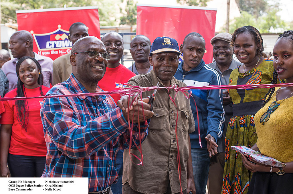 Jogoo Road Police Station gets a new make-over from Crown Paints Kenya ...