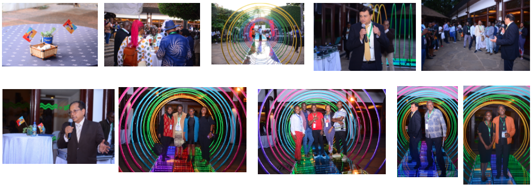 Dr. Rakesh Rao gives a keynote speech as a new product is unveiled ...